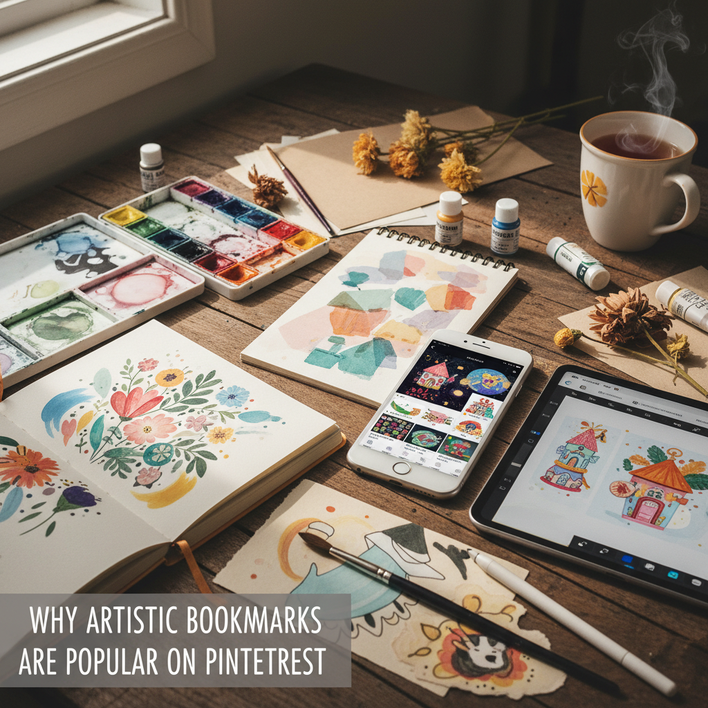 Why Artistic Bookmarks Are Popular on Pinterest – Magical Bookmarks