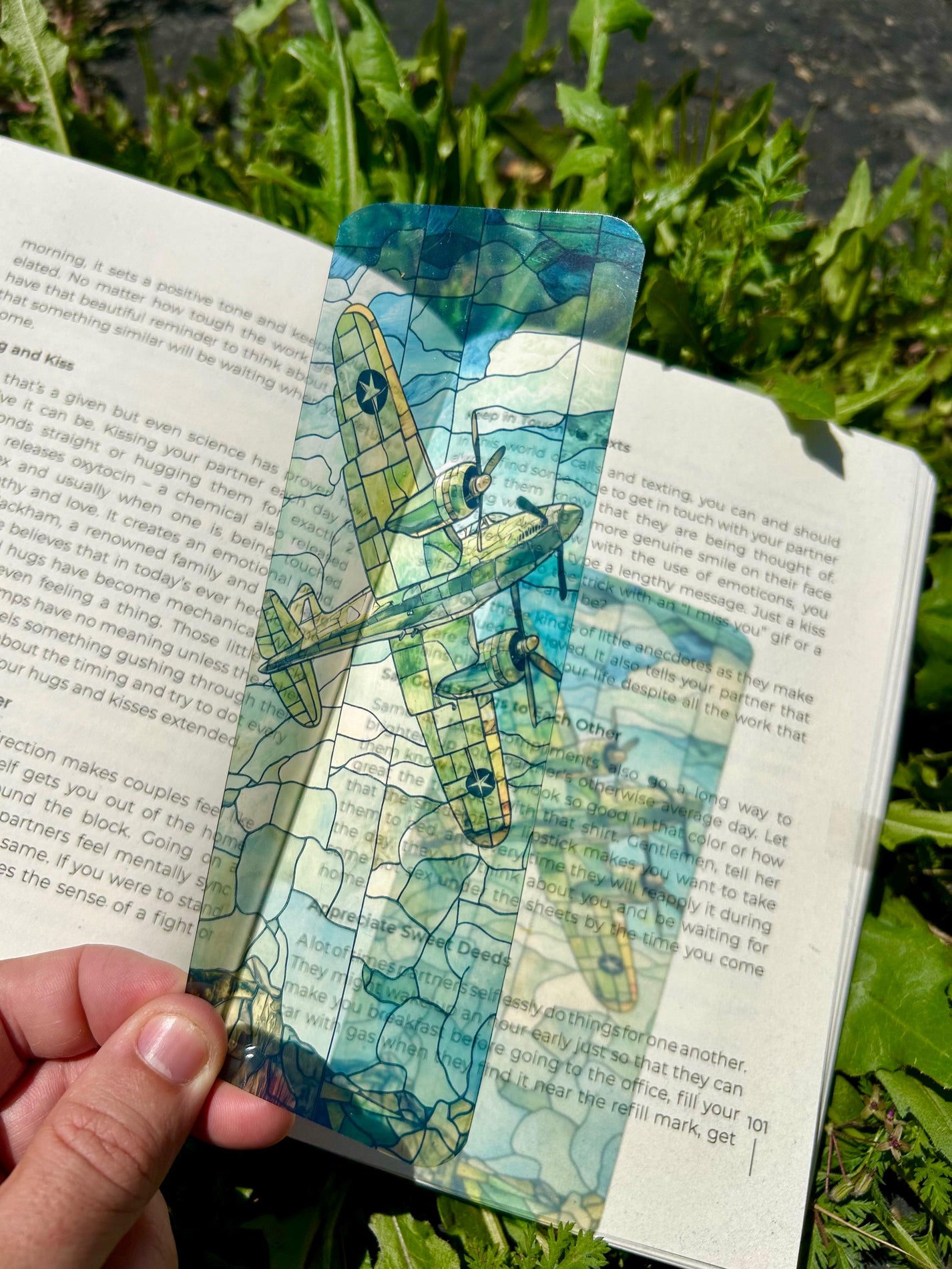 WW2 Airplane Bookmark - Vintage Fighter Plane Metal Bookmark, Aviation ...