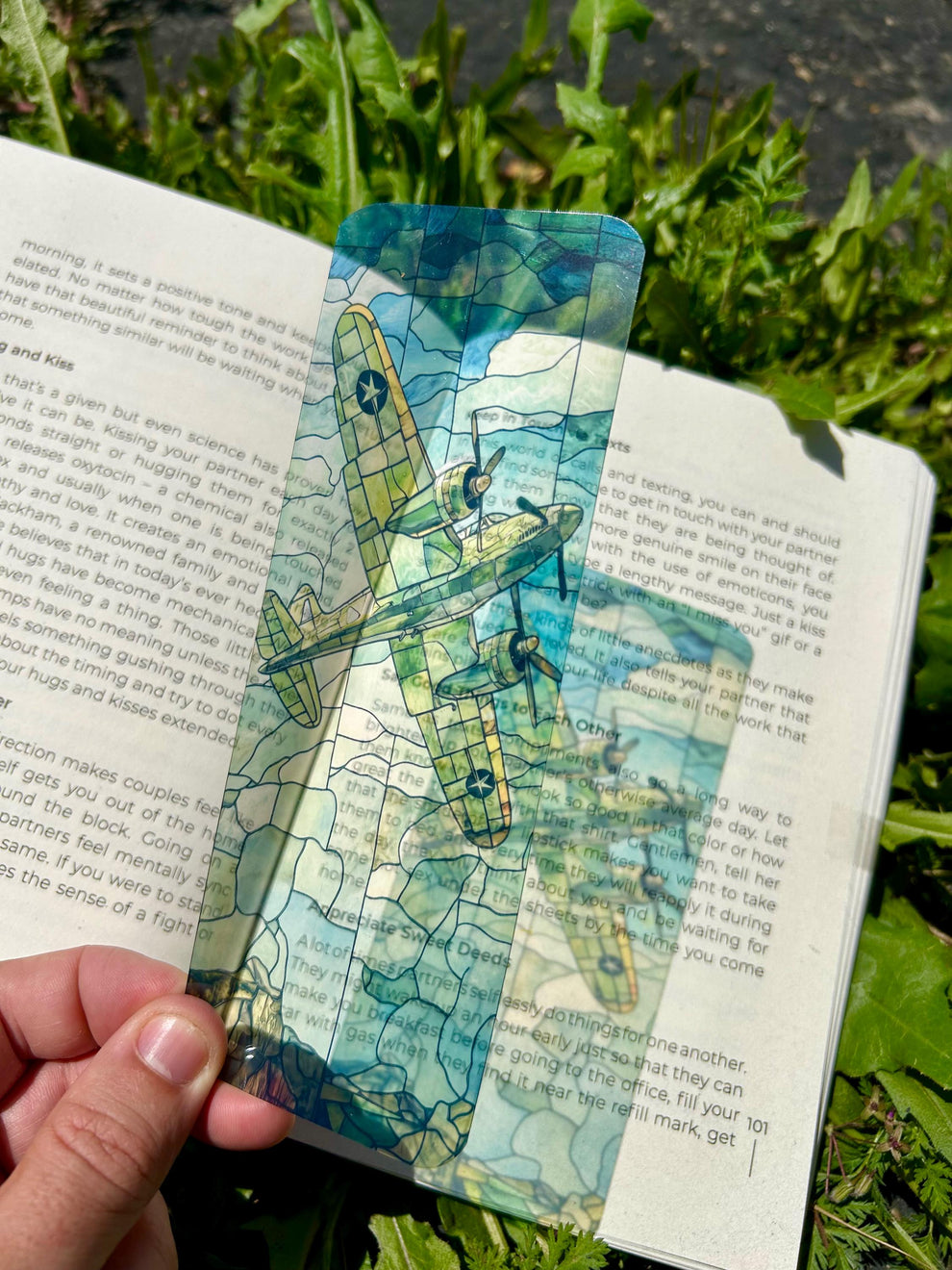 WW2 Airplane Bookmark - Vintage Fighter Plane Metal Bookmark, Aviation ...
