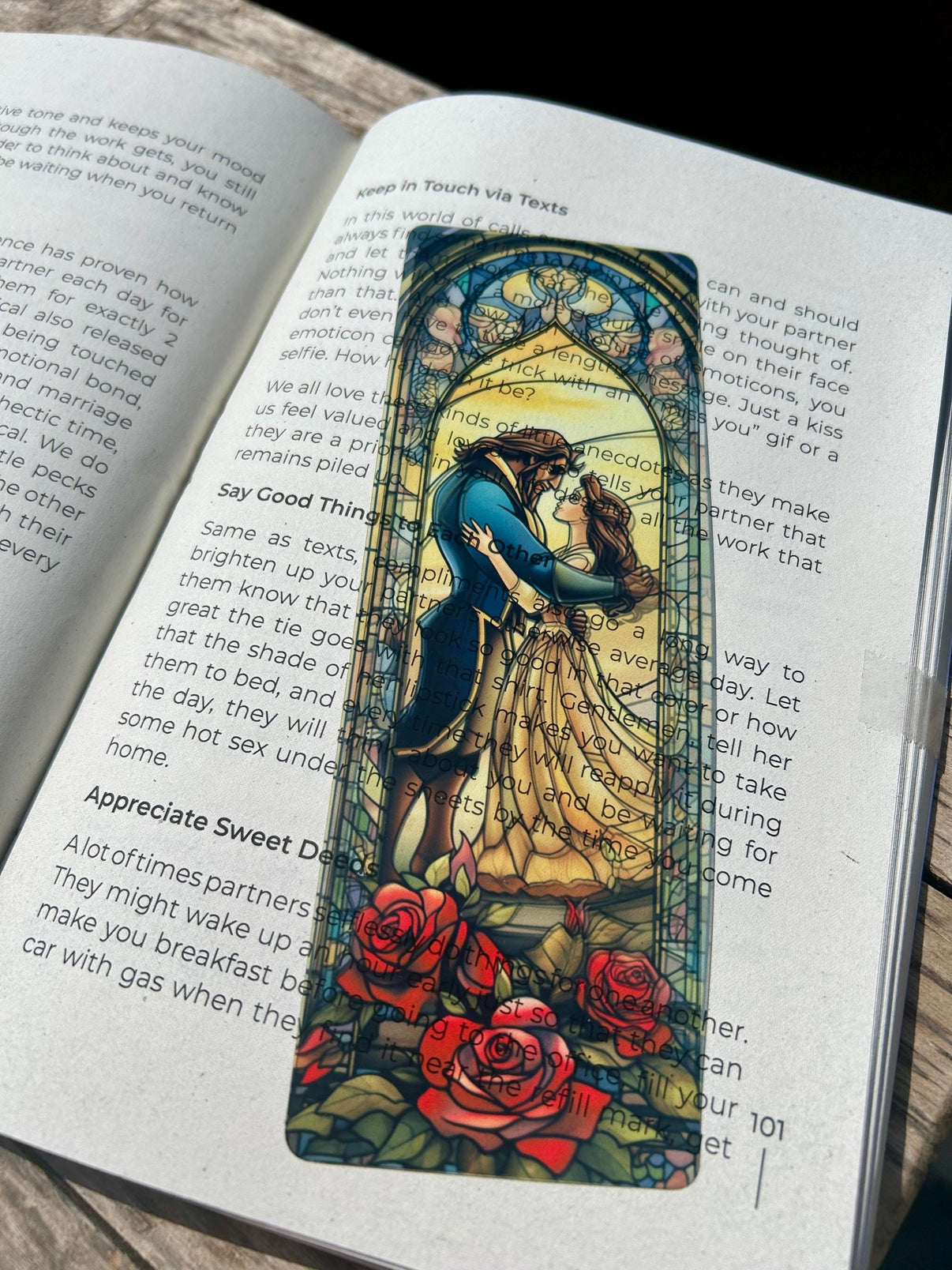 Enchanted Bookmark – Beauty and the Beast Inspired, Fairy Tale Book Ac ...