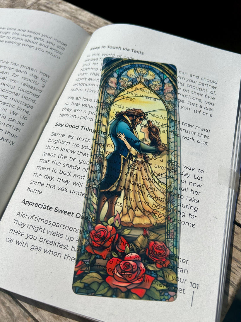 Enchanted Bookmark – Beauty and the Beast Inspired, Fairy Tale Book Ac ...