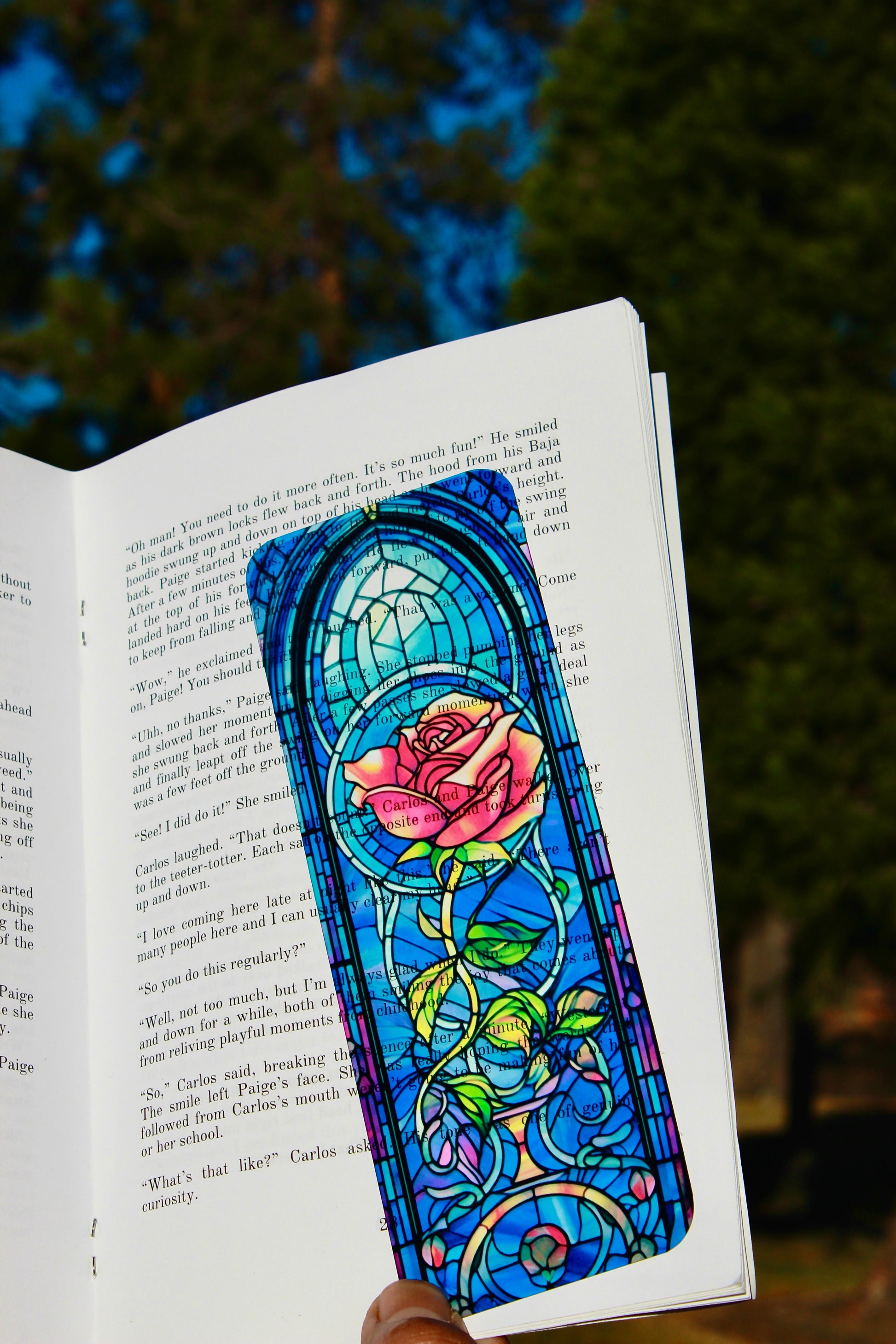 Beauty and the Beast Rose Bookmark – Enchanted Rose Design, Magical Fa ...