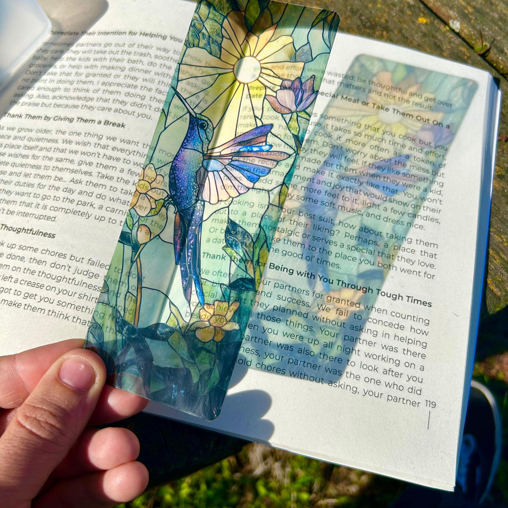 Hummingbird Bookmark - Elegant and Colorful Bird Design, Perfect for B ...
