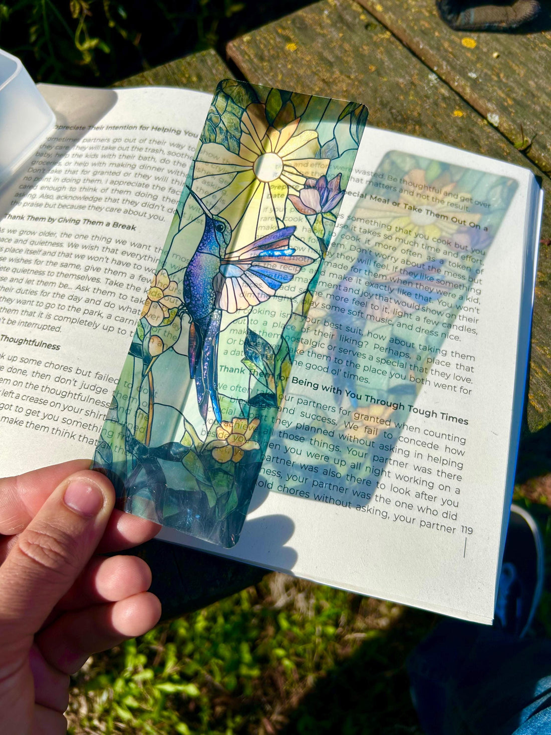 Hummingbird Bookmark - Elegant and Colorful Bird Design, Perfect for B ...